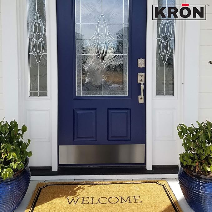 Entry door kick plate store